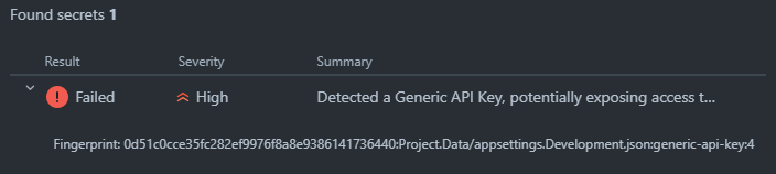 Git Secret Scan 3.1.0 - .gitleaksignore File Does ...
