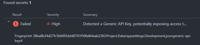 Git Secret Scan 3.1.0 - .gitleaksignore File Does ...