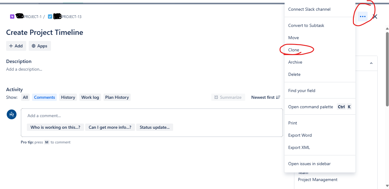 Please help - when I am cloning an epic with tasks...