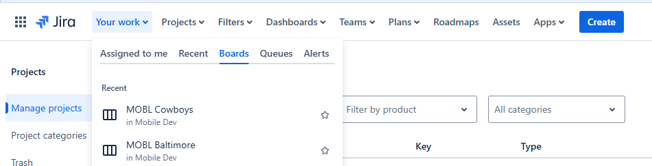 Solved: Please help, Sprints and Epics don't show for proj...
