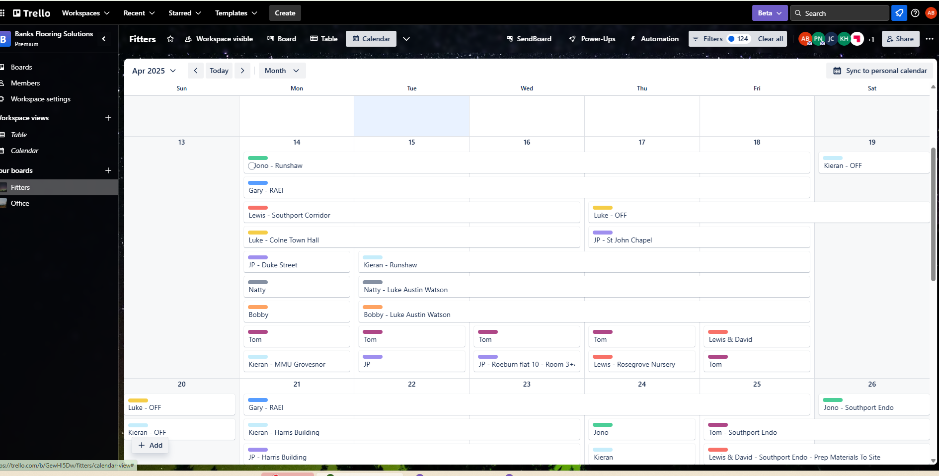 How to make calendar view full screen