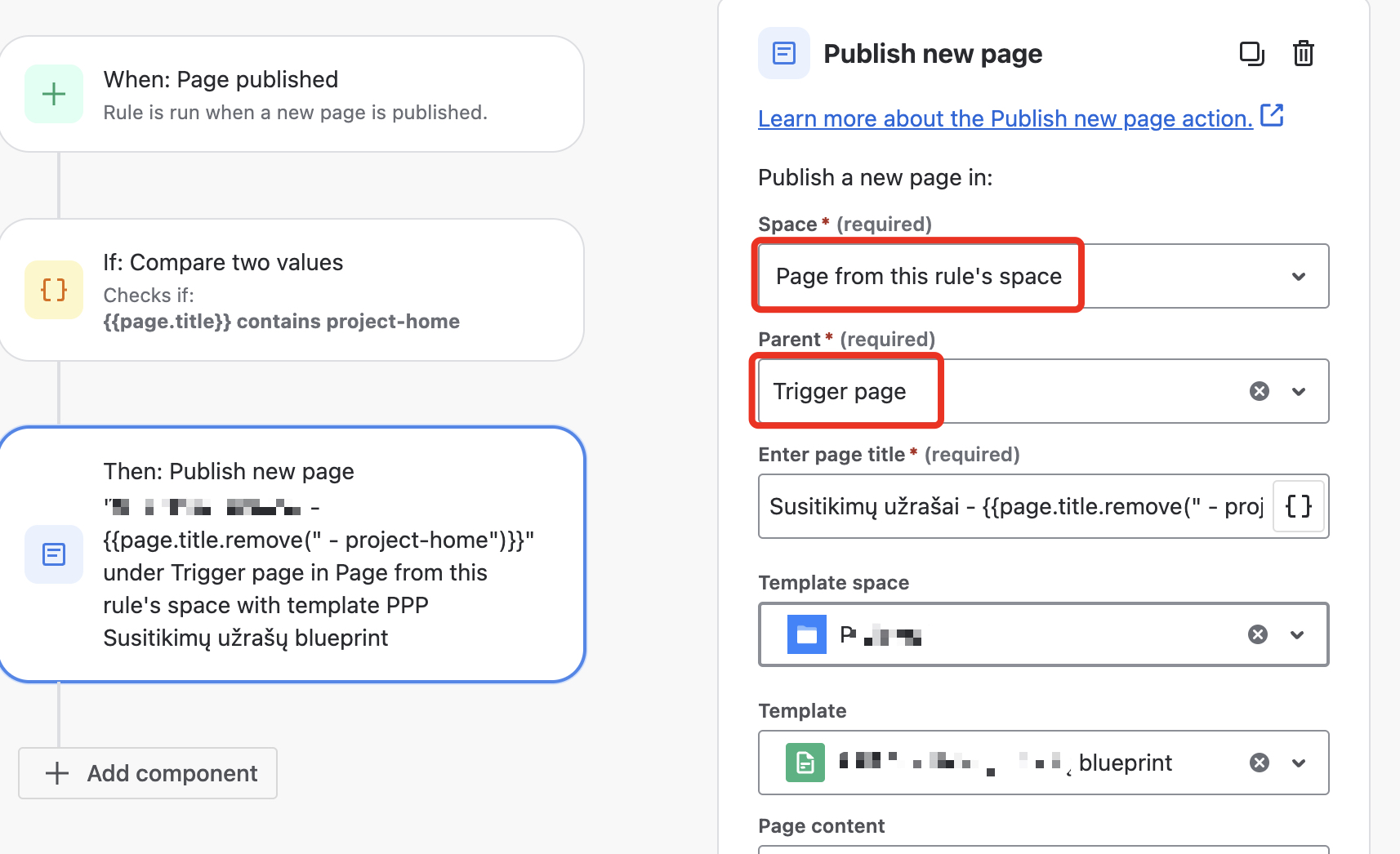Solved: Automation: Create a new Page from Template as a C...