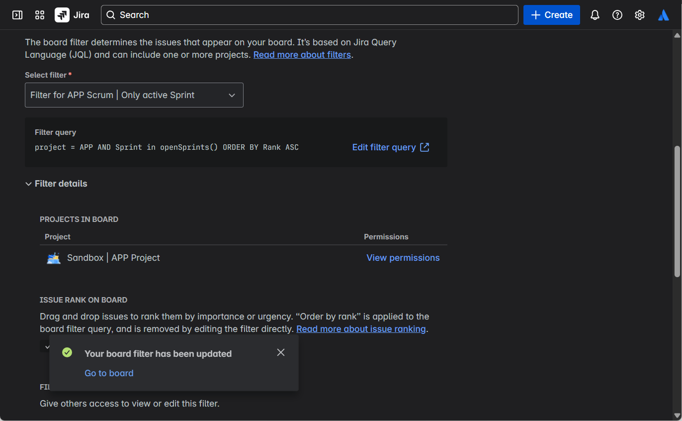 Solved: "Allow issue ranking" returns error - "We couldn't...