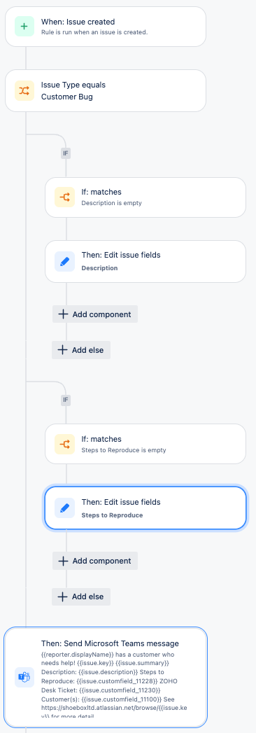 Solved: Automation rule is not running all actions
