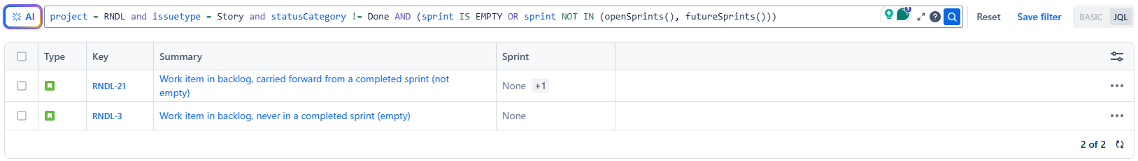 Solved: Issues fail to appear in JQL sprint queries