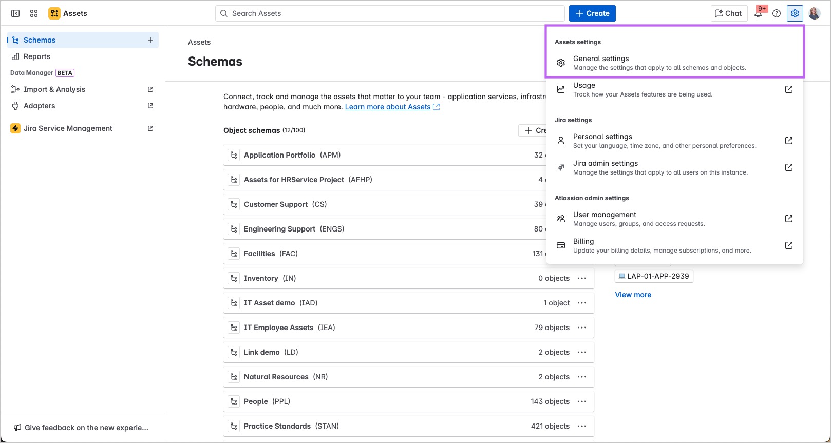 How to configure Assets Data Manager