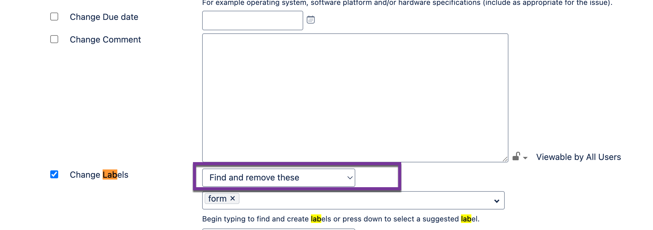 Solved: Creating issues via Forms adds Labels
