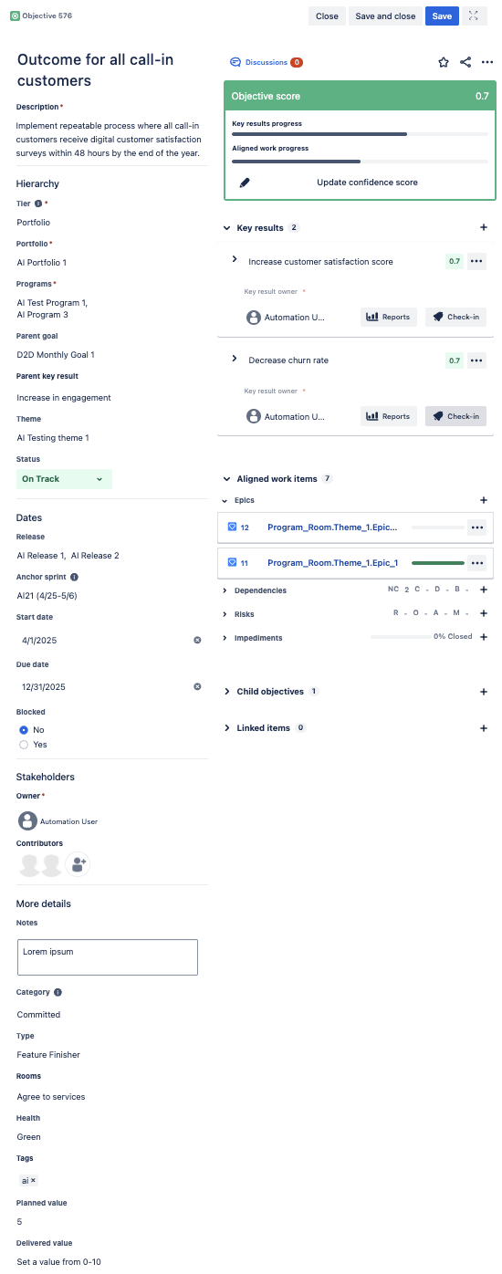 Coming soon: An improved objective details panel - Atlassian Community