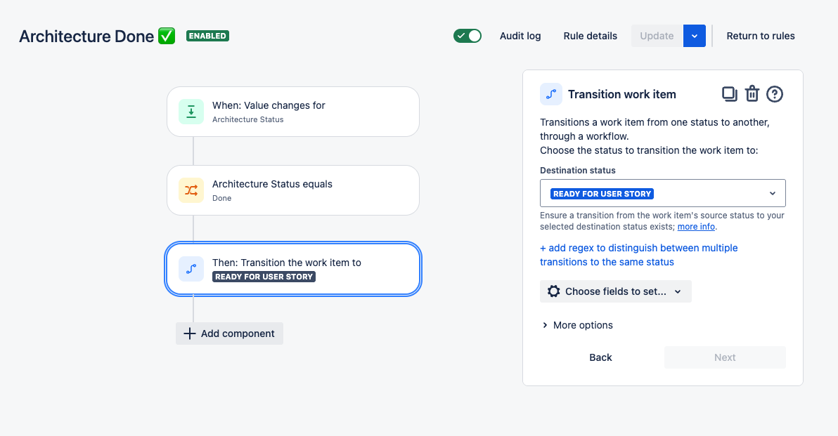 Solved: Jira Automation – Rule fails due to “No transition...