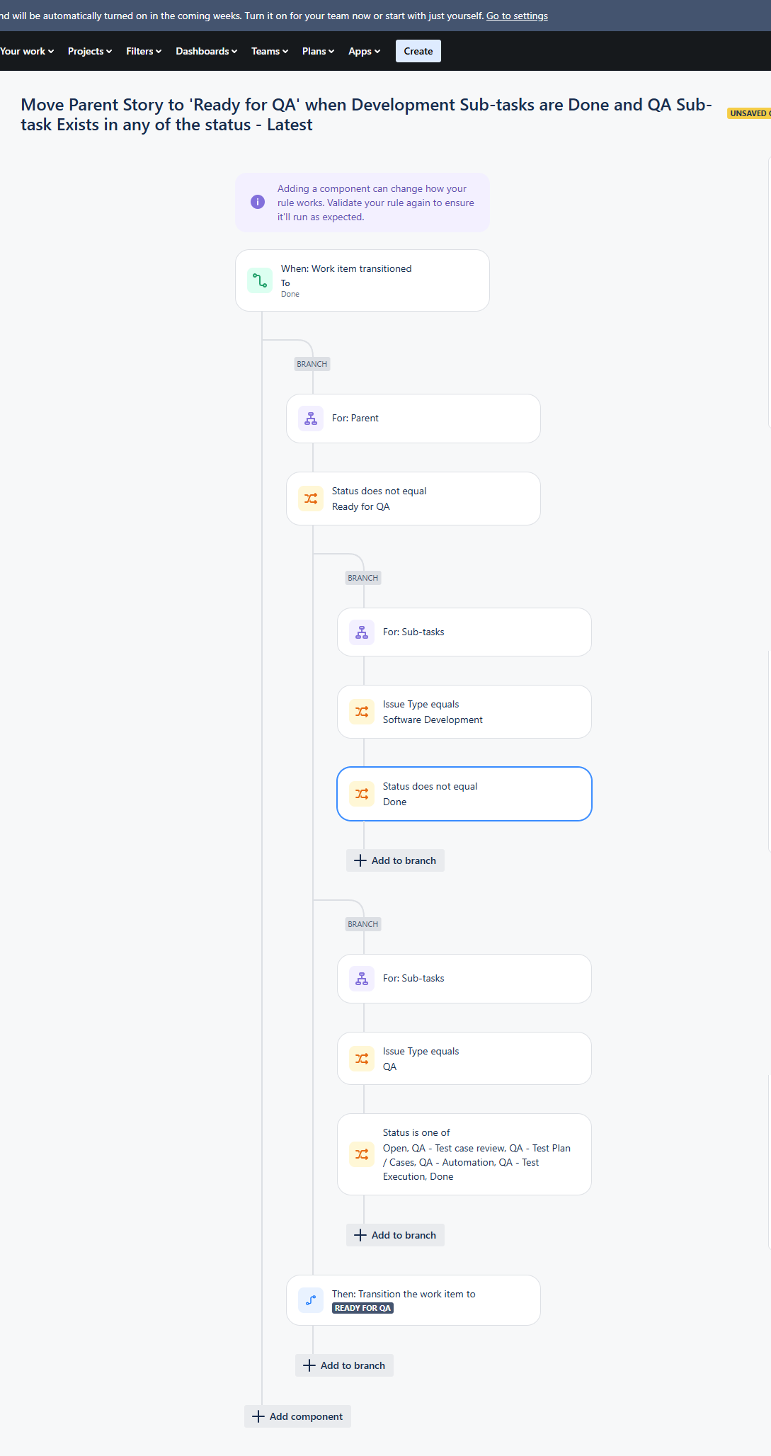 How to add "Stop Rule Execution" action in JIRA au...