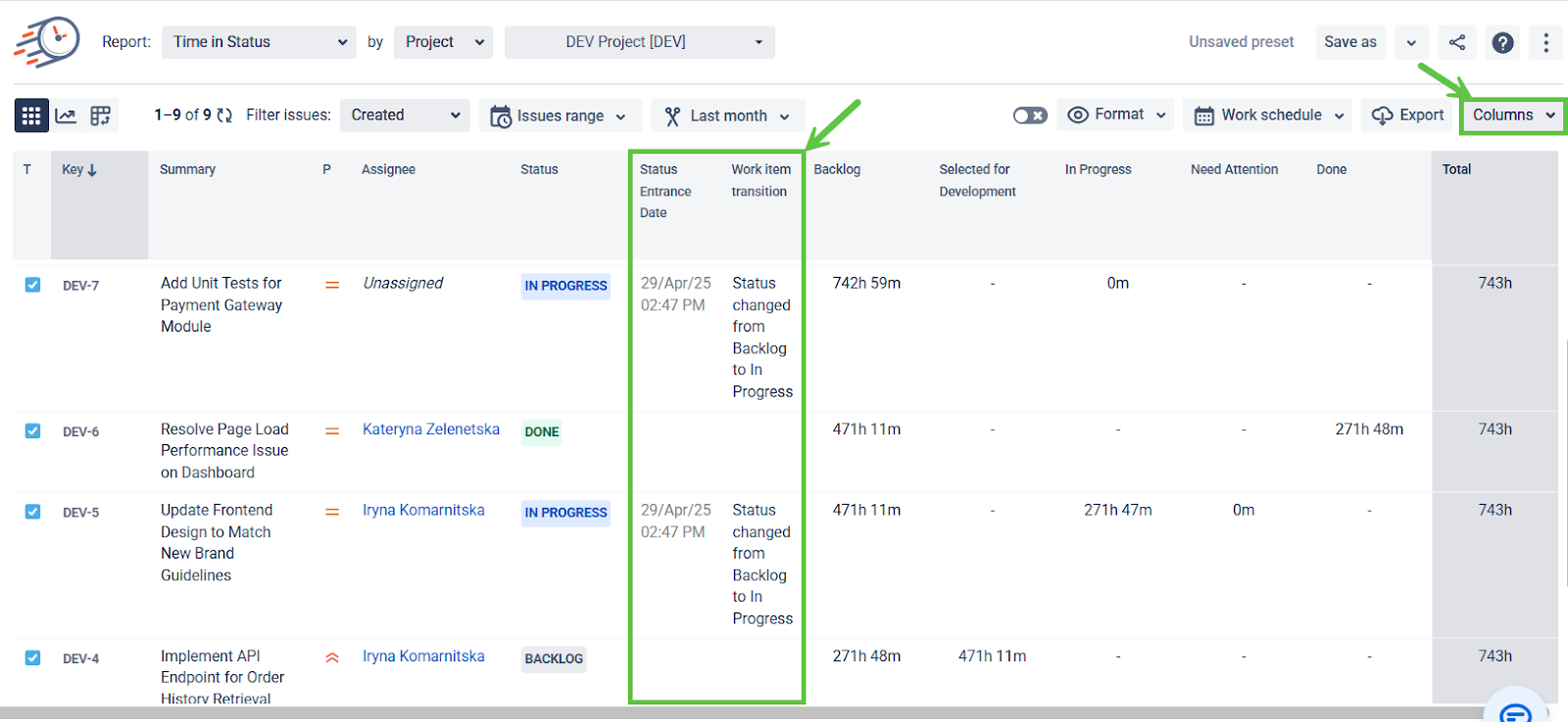 Why Tracking Time in Status, Transitions Count, an... - Atlassian Community