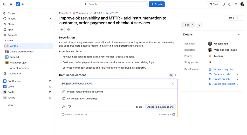 How to use the newest AI and Rovo features in Jira