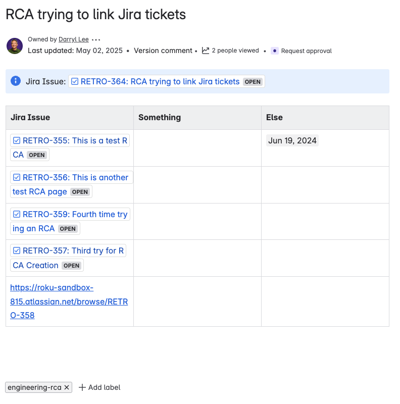From Confluence create Jira task and add link on p... - Atlassian Community