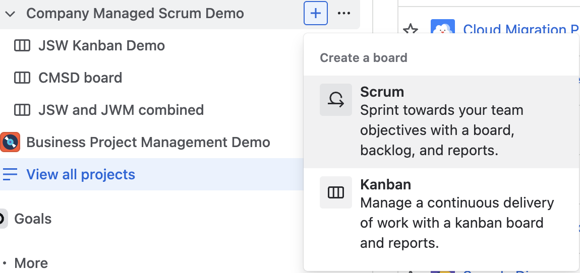 Solved: How to create a Scrum Board from an existing proje...