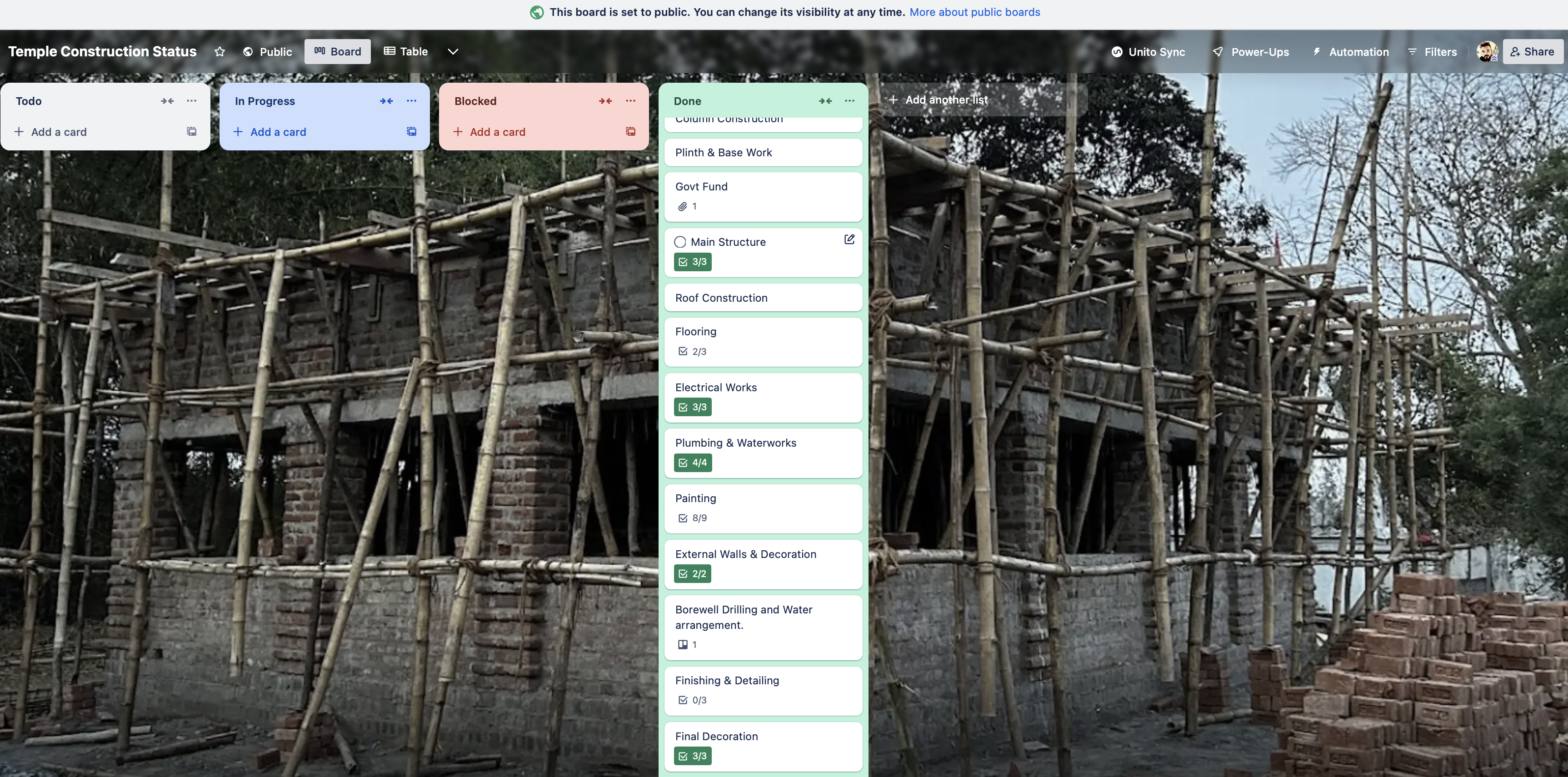 Using Tech to Give Back: Trello for construction ... - Atlassian Community