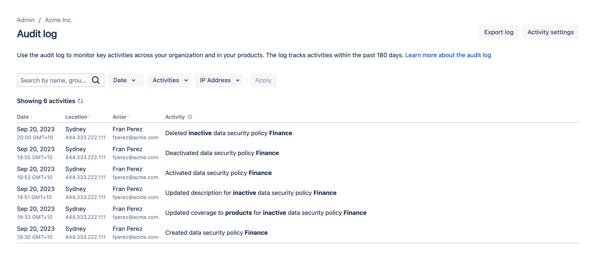 Seeking your input on Audit Log in Atlassian Cloud - Atlassian Community