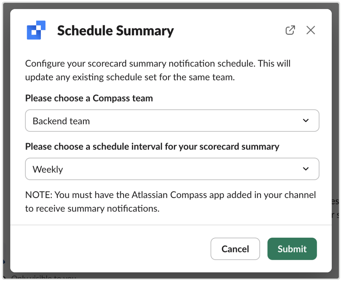Keep your team aligned with scheduled scorecard su... - Atlassian Community