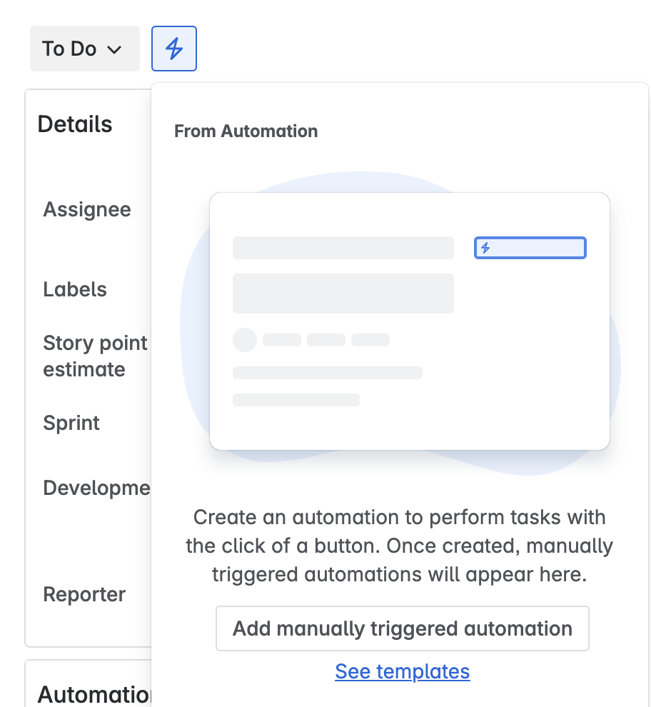 Solved: one click automation buttons like Trello offers?
