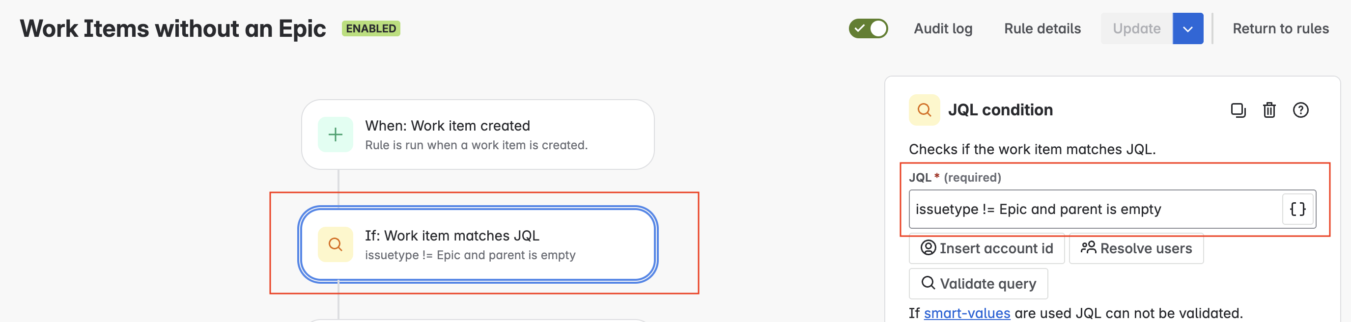 Using Automation in Jira to add issue/"Work item" ... - Atlassian Community
