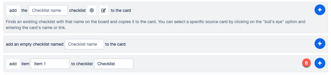 Adding checklist items in recurring card (in autom...