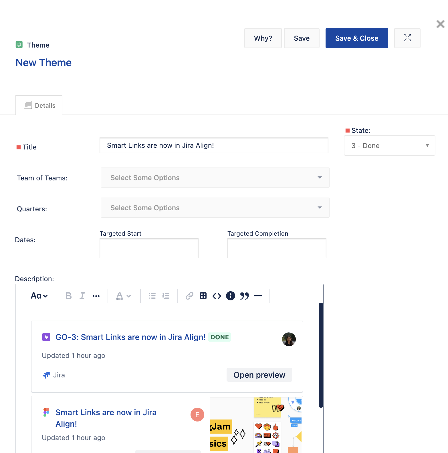 Enhanced collaboration and integration with Smart Links in Align