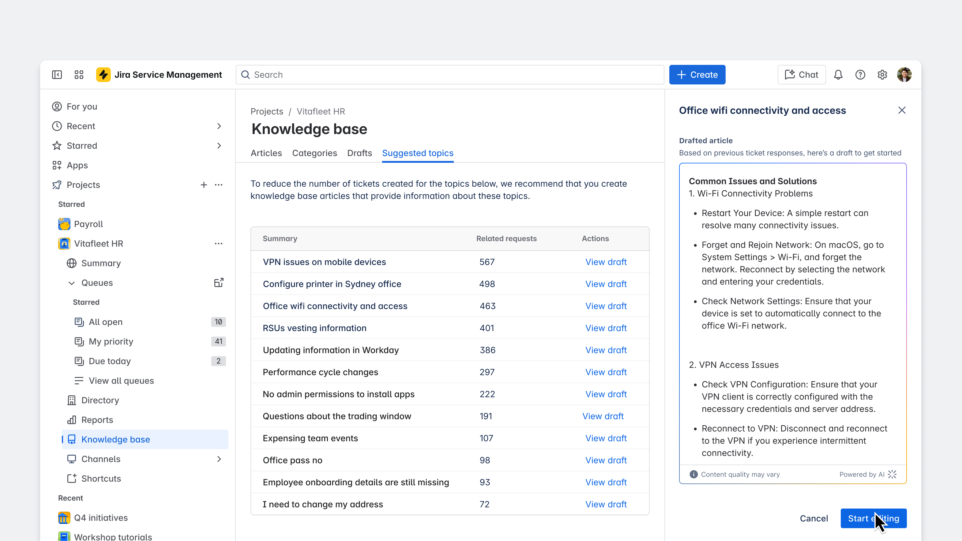 Team 25 roundup: New Jira Service Management AI capabilities