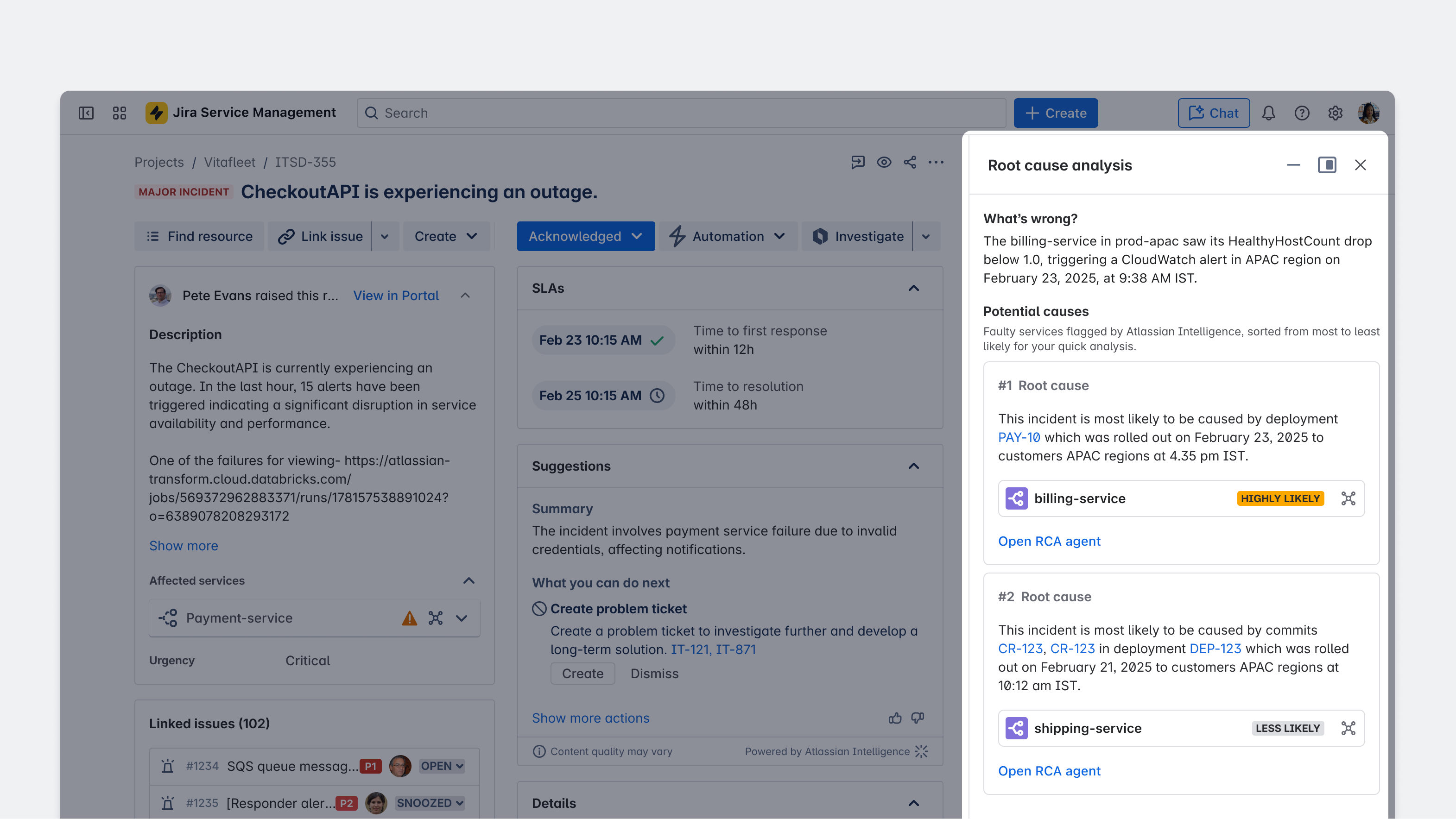 Team 25 roundup: New Jira Service Management AI capabilities