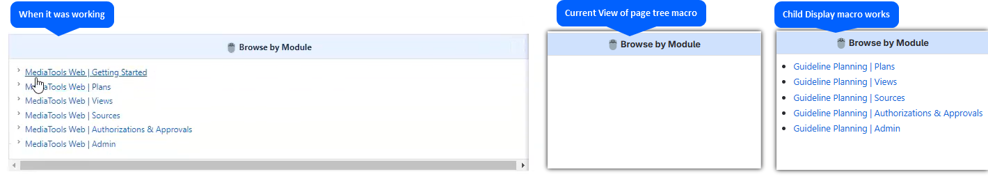 Page Tree not loading in Jira Portal but loads in ...