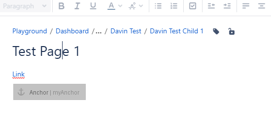 Relative Anchor Link on a Confluence Page