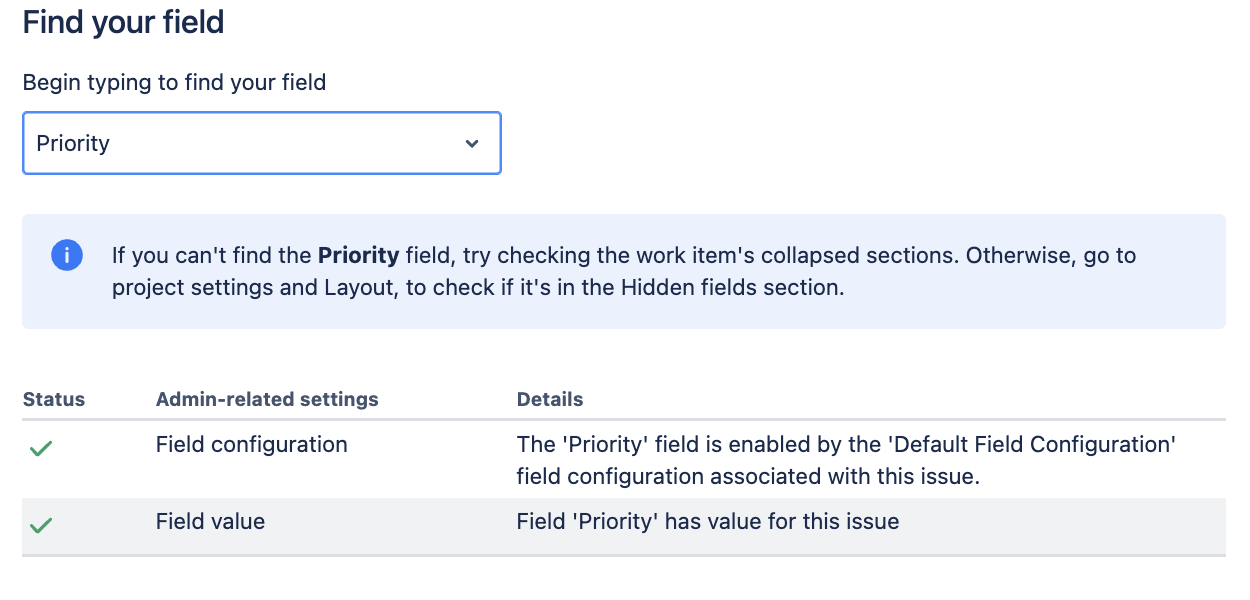 Priority Field Is Missing on Bugs