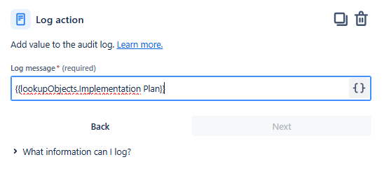 Automation to populate work item fields from an as...