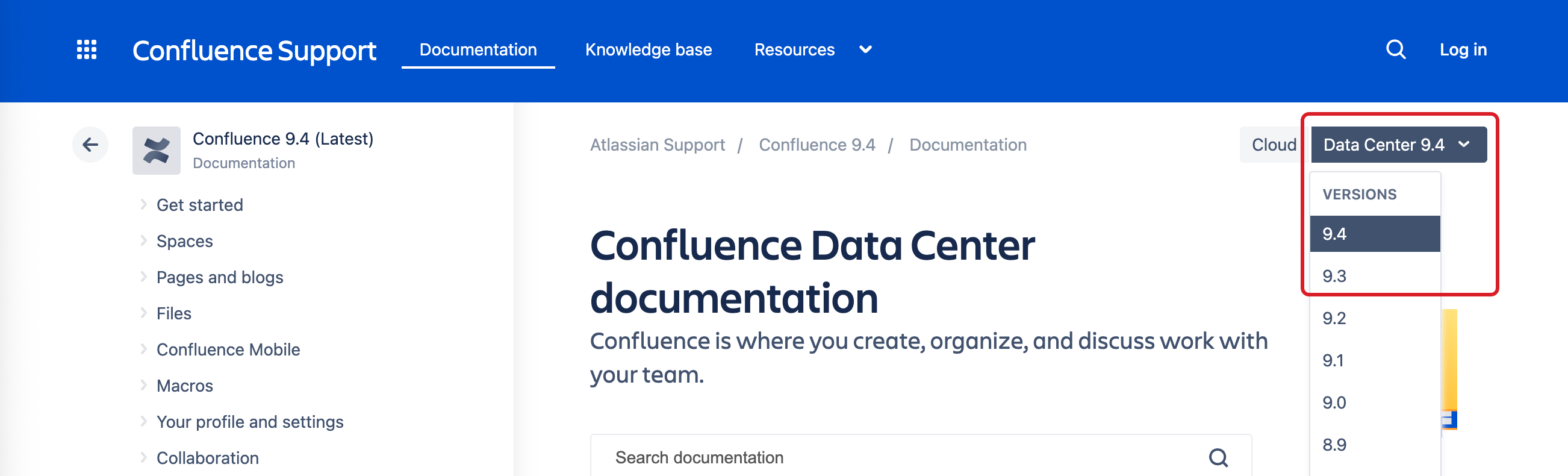Continuous delivery and semantic versioning documentation in Confluence