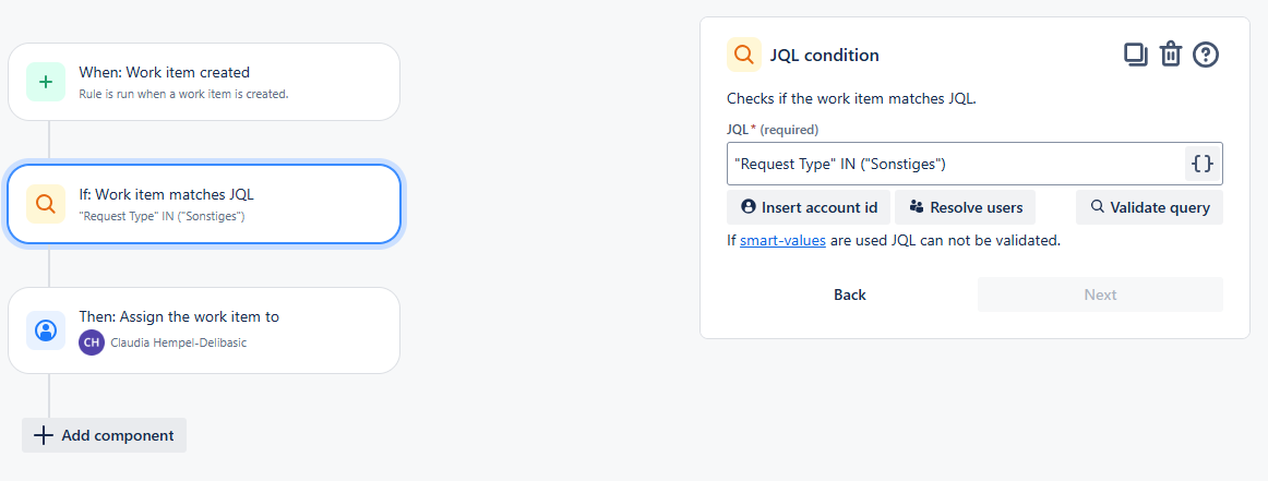Solved: How to assign a created work item automatically ba...
