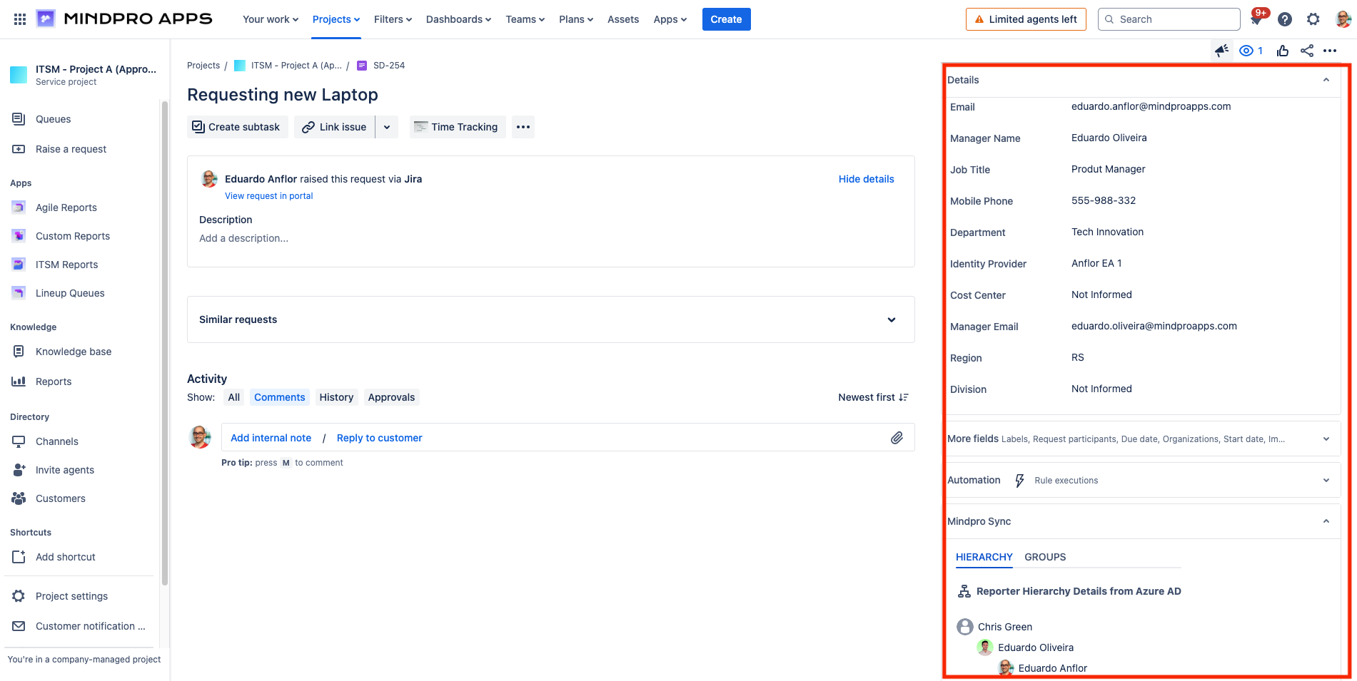 Custom Chart Shared Dashboard - Organization