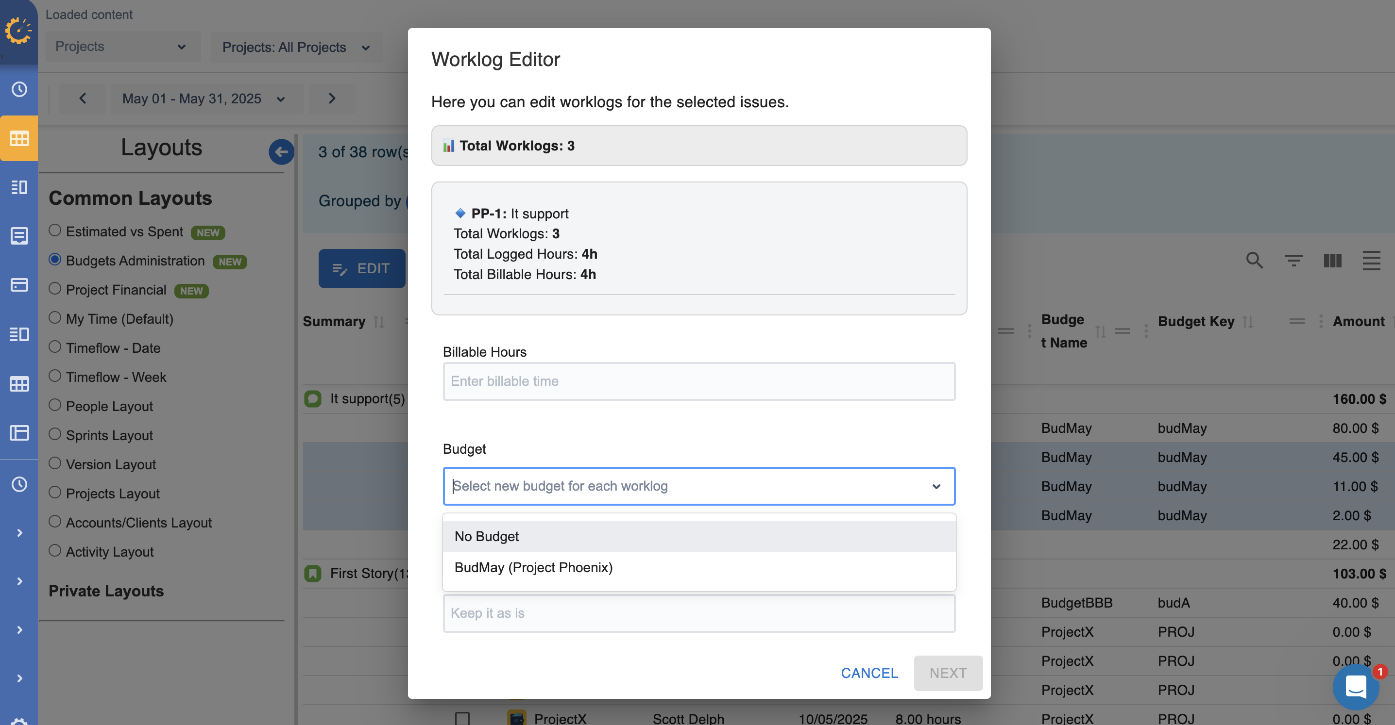 Jira Budget Tracking - keep your client projects p... - Atlassian Community