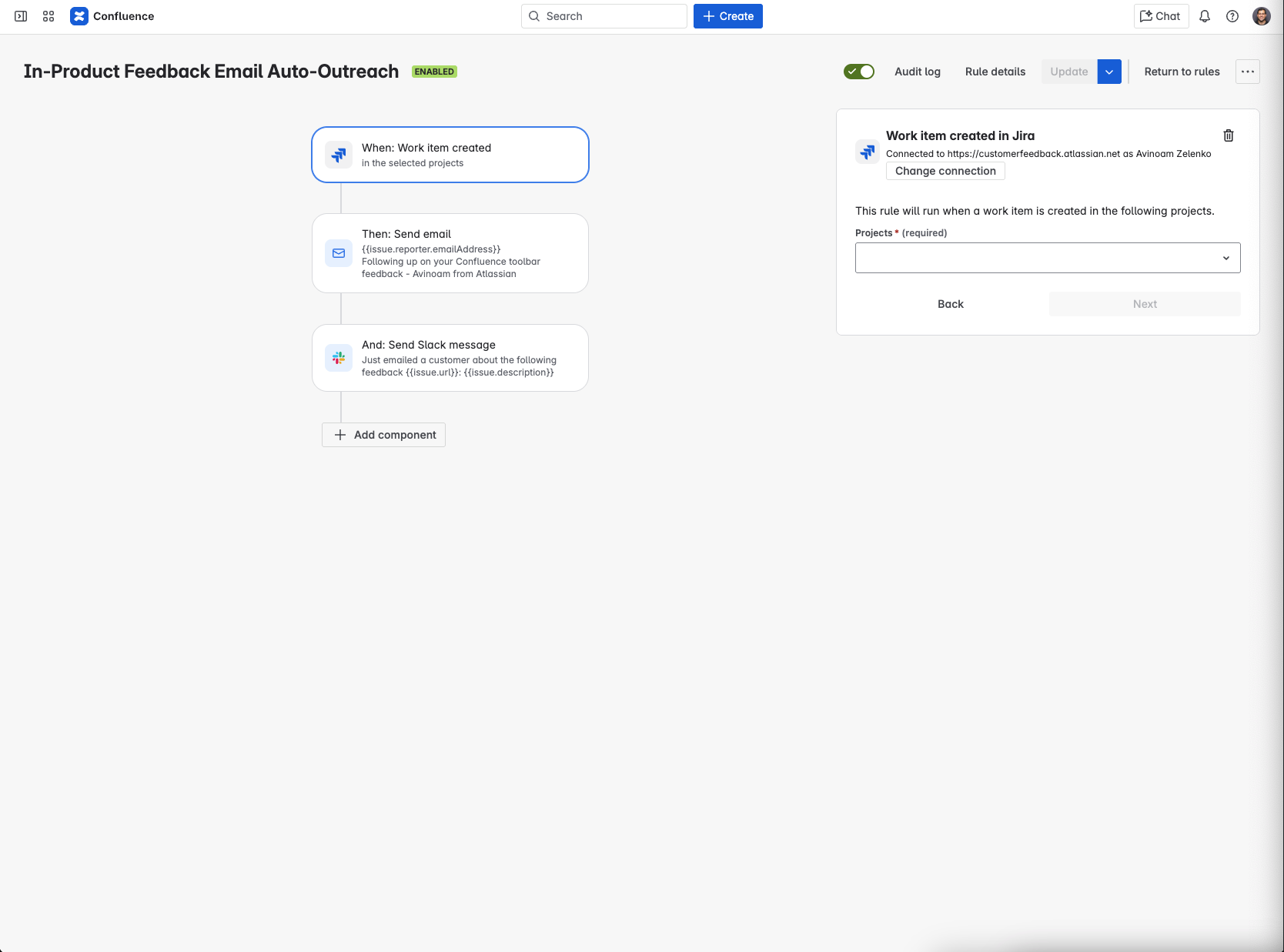 Use Rovo, Jira, Confluence, and Loom to automate customer feedback
