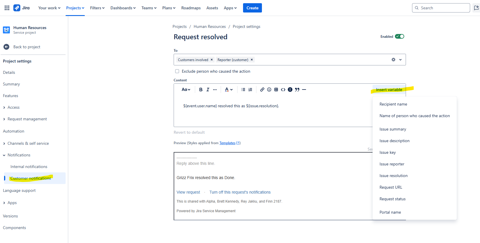 I want to add a custom field with related value to...
