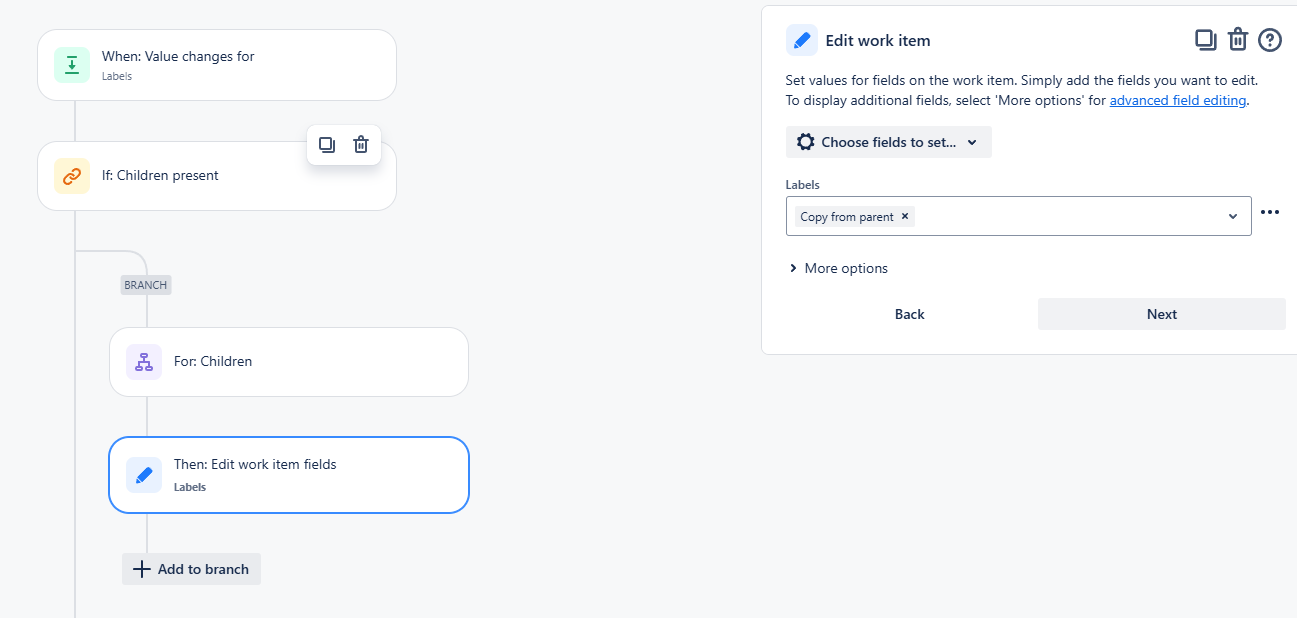 Solved: Automation to add label based on parent label