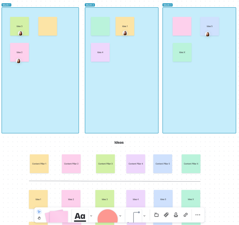 Confluence Whiteboards for marketing teams