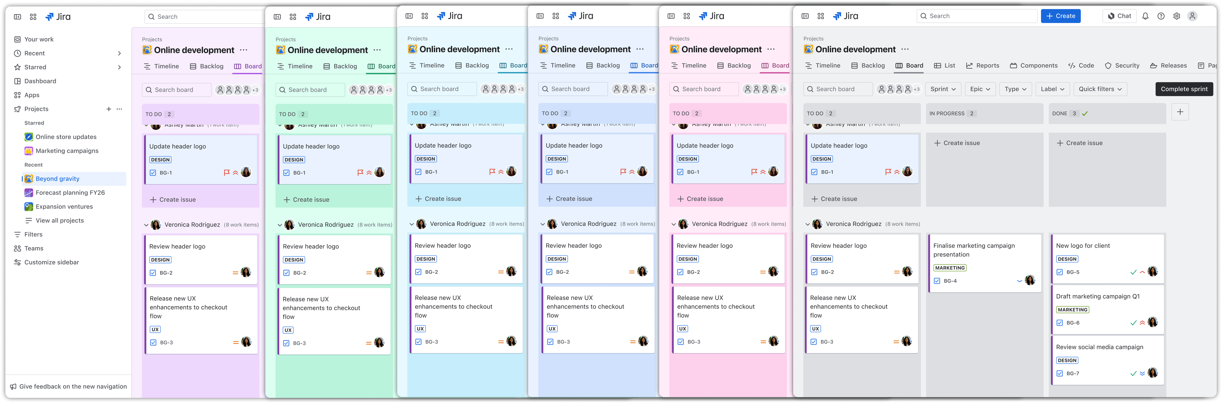 Personalize your Jira Projects with a splash of color