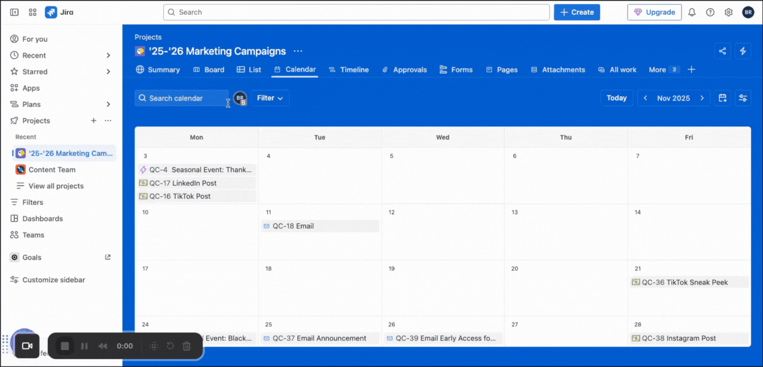 Tips for all teams: Manage marketing campaigns with Jira, Confluence ...