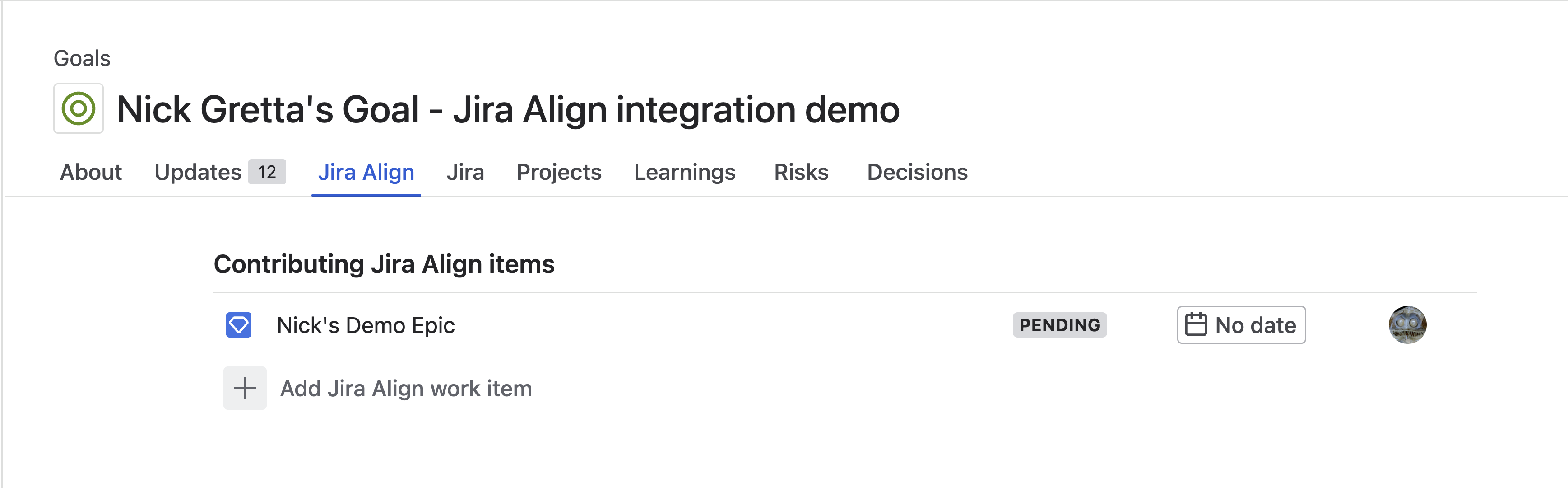 Connecting Atlassian Goals in the platform to Jira... - Atlassian Community