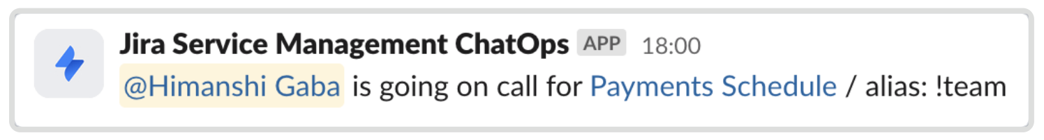 Connect On-Call Schedules in Slack with Jira Service Management ChatOps ...