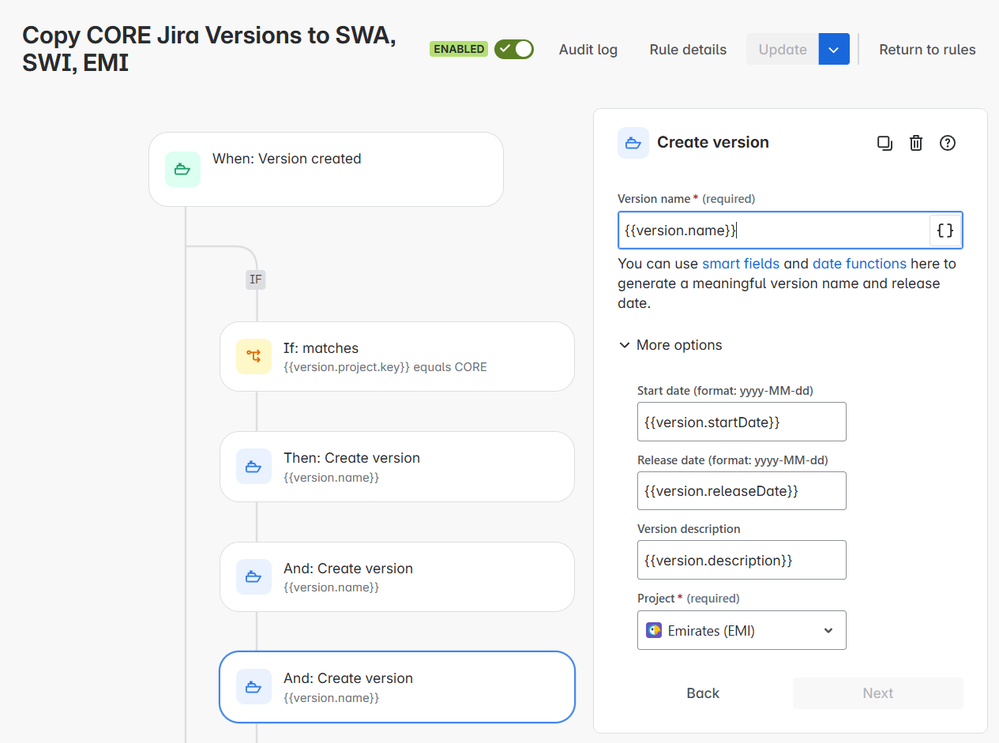 How to Sync Jira Versions Across Projects Using Jira Automation How to Sync Jira Versions Across Projects Using Jira Automation