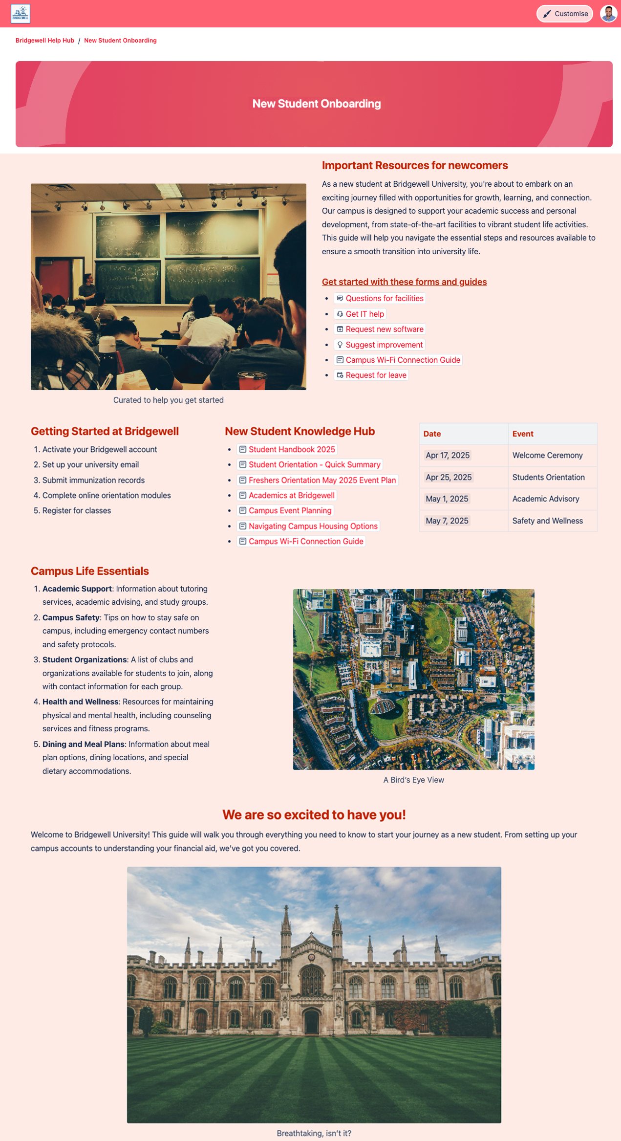 Customizable Landing Pages Now Live in JSM Help Center: Seamless ...