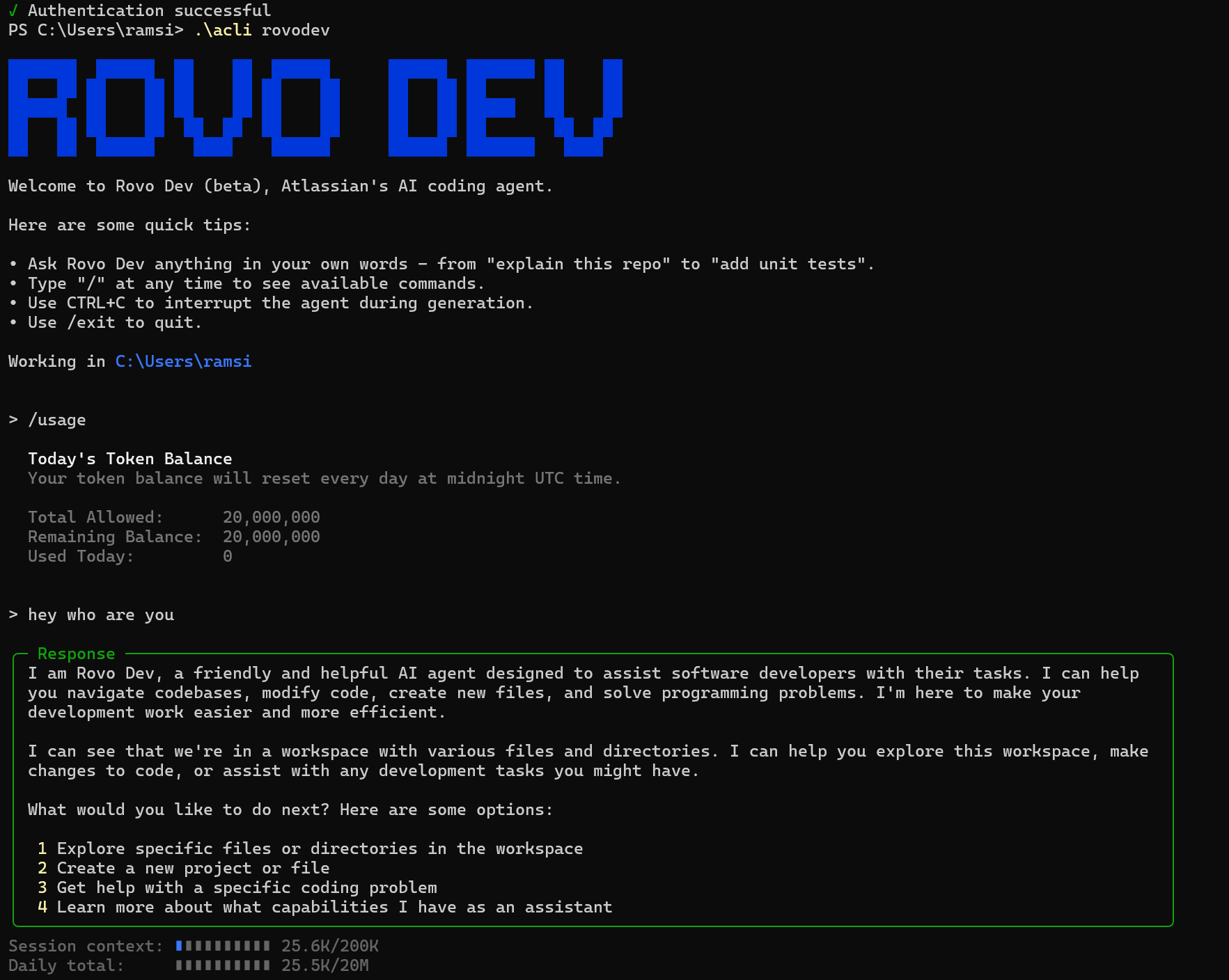 Introducing Rovo Dev CLI: AI-Powered Development i... - Atlassian Community