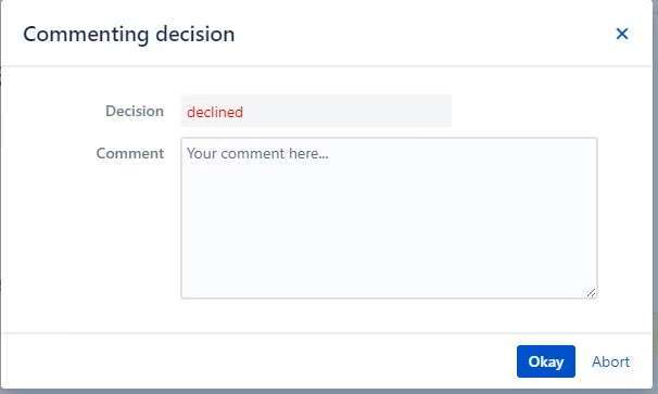 About plugin Group sign-off for Jira pop-up page ...