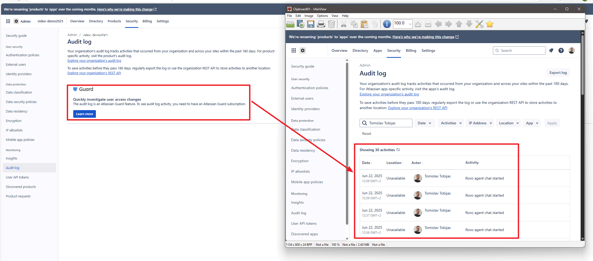 Tracking User Activity Across Atlassian Tools