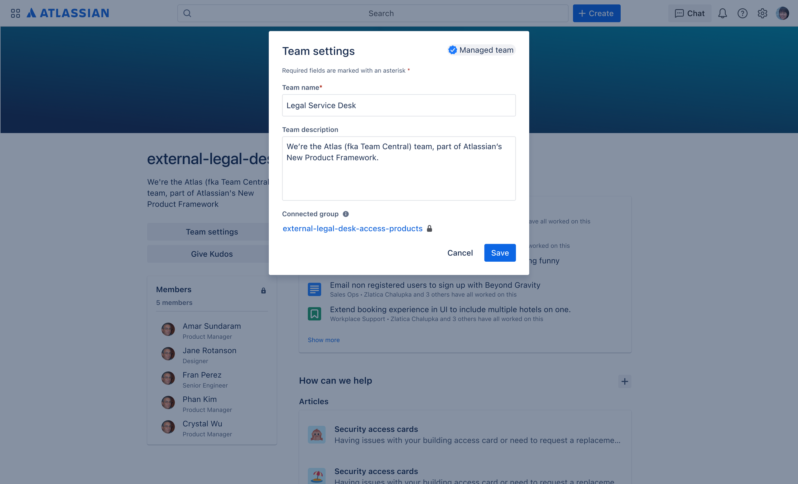 Org admins can now rename Managed Teams in team pr... - Atlassian Community