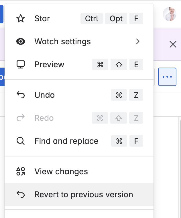Cancel Edit of a Confluence Page